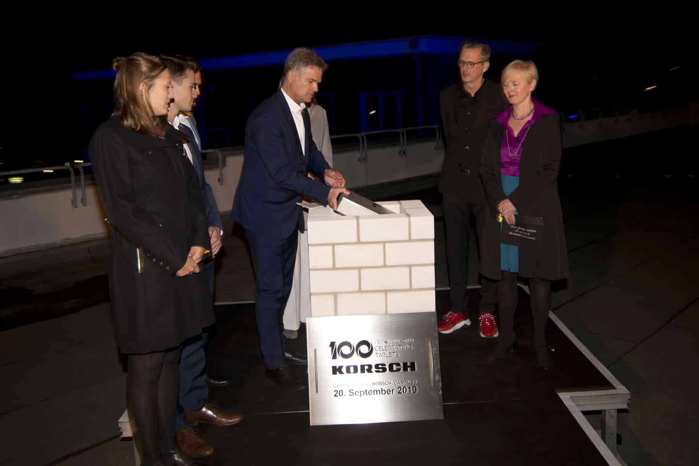 Jubiläumsfeier und Grundsteinlegung KORSCH Campus 1 | bfstudio-architekten